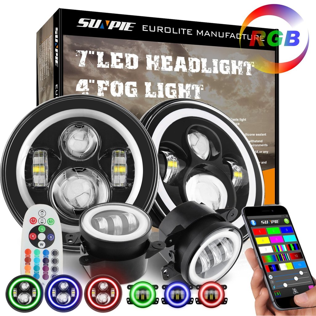 Best Jeep Wrangler LED Headlights Reviews (Summer 2021): LED and HALO